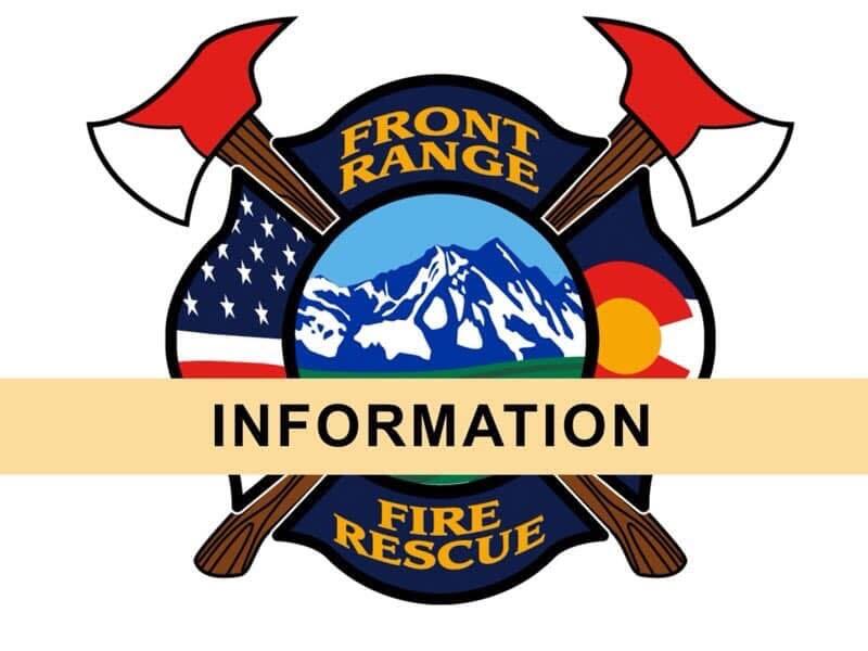 Front Range Fire Rescue is on scene of a broken natural gas line in the ...