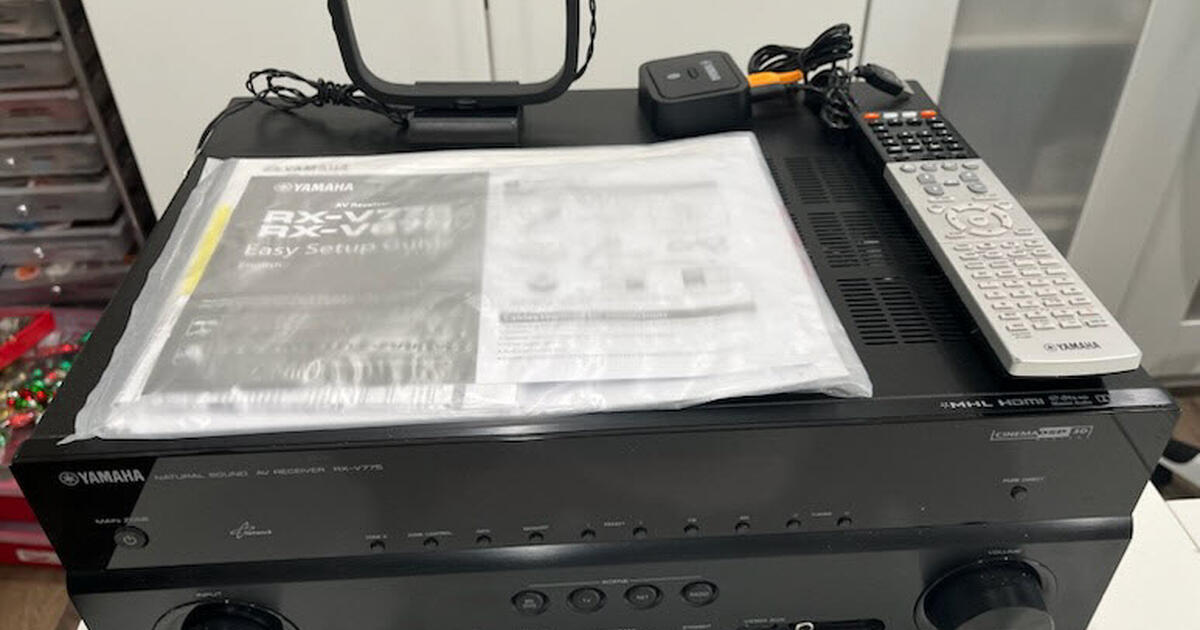 YAMAHA RX-V775 7.2 AV RECEIVER for $150 in Queen Creek, AZ | Finds ...