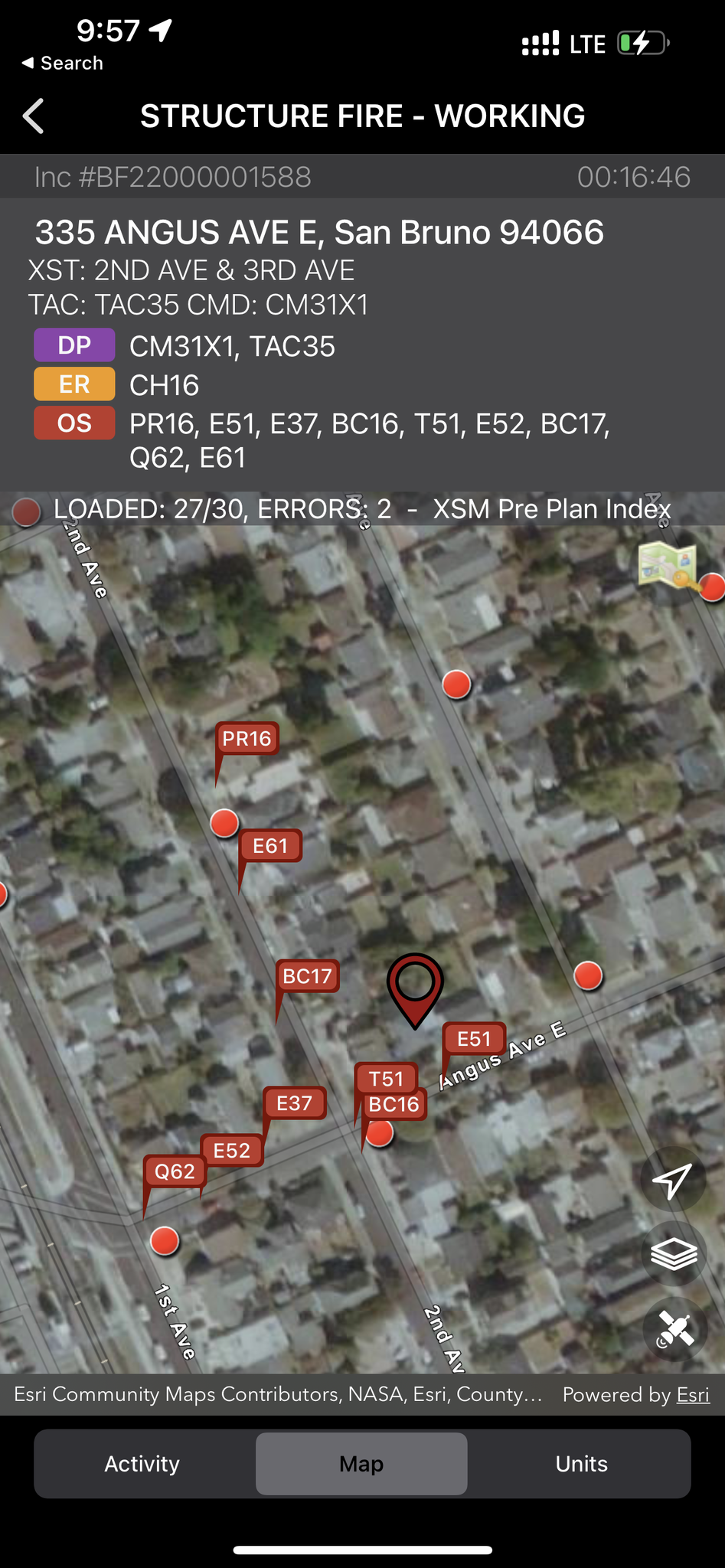 San Bruno Firefighter on scene of a residential structure fire in the ...