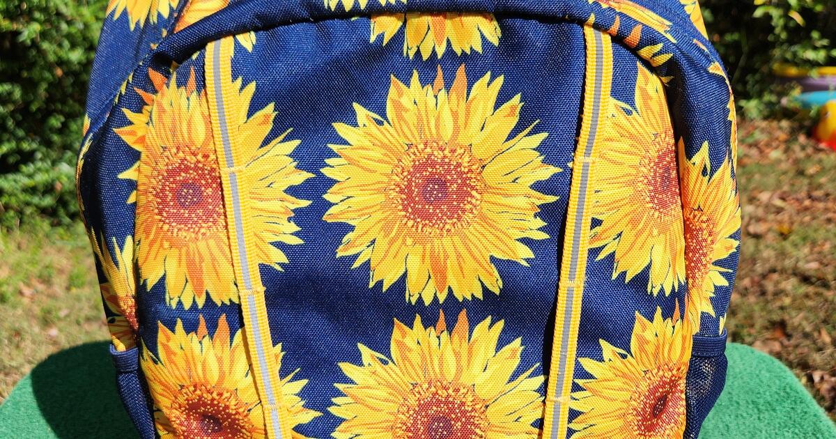 Joyful and Bright Happy Lands End Sunflower Backpack Bookbag for $15 in ...