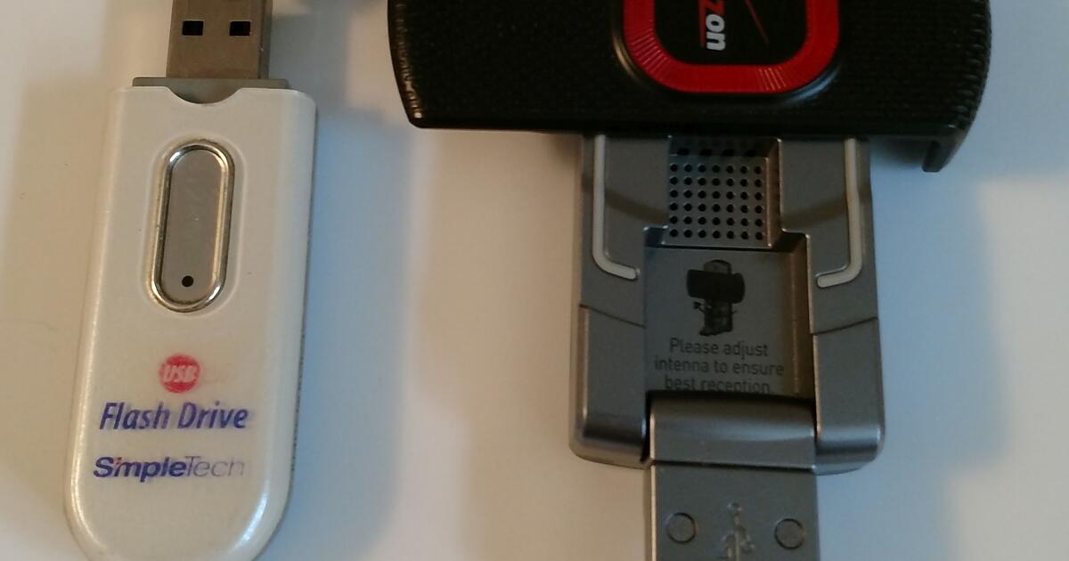 Pantech UML290 Wireless USB Modem w SimpleTech 128 MB flash drive for ...