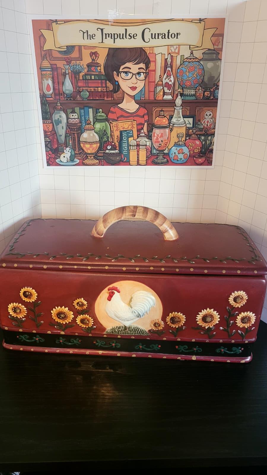 Vintage Decorative Rooster Bread Box for $25 in Silver Spring, MD | For ...