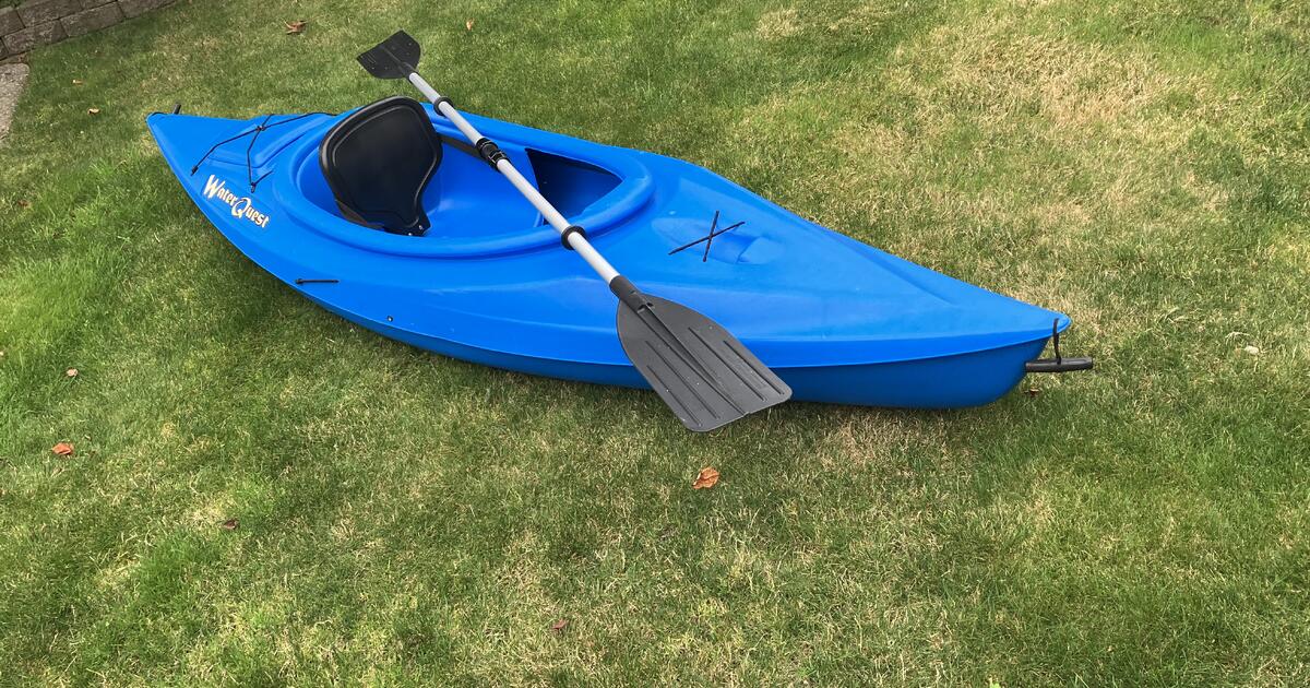 Water Quest Blue Kayak with Paddle for $125 in Renton, WA | For Sale ...