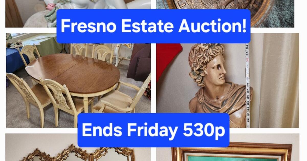 Oct 4 - NE Fresno Estate Auction. 148 Lots. Ends Friday 530p. (Cedar ...