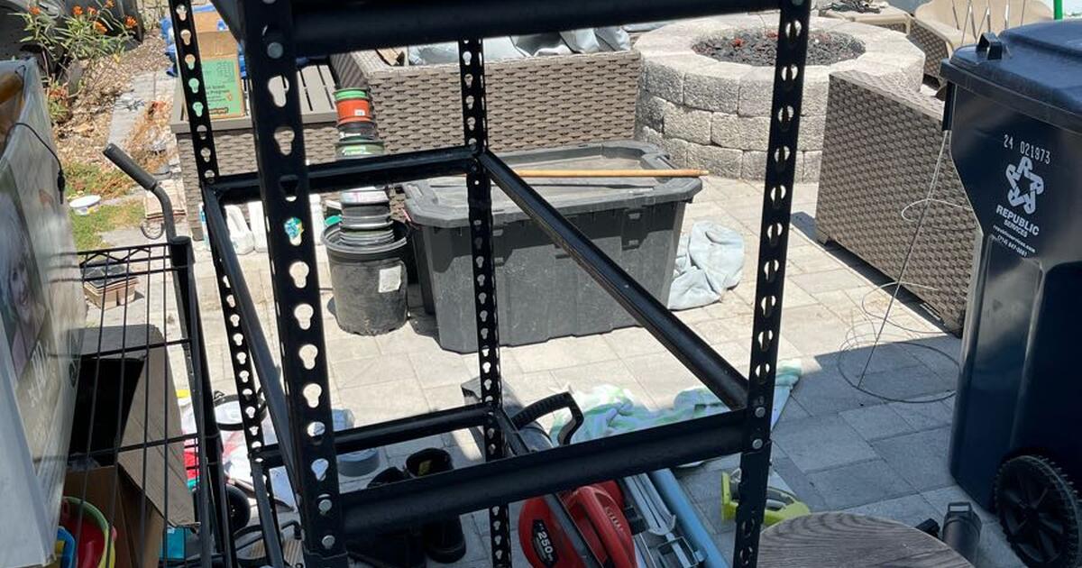 Five-level metal storage unit for Free in Huntington Beach, CA | For Sale & Free — Nextdoor